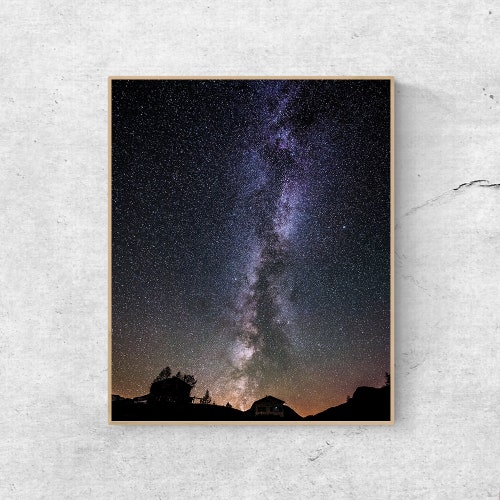 Printable Wall Art Print Galaxy Milky Way Instant Digital - Etsy