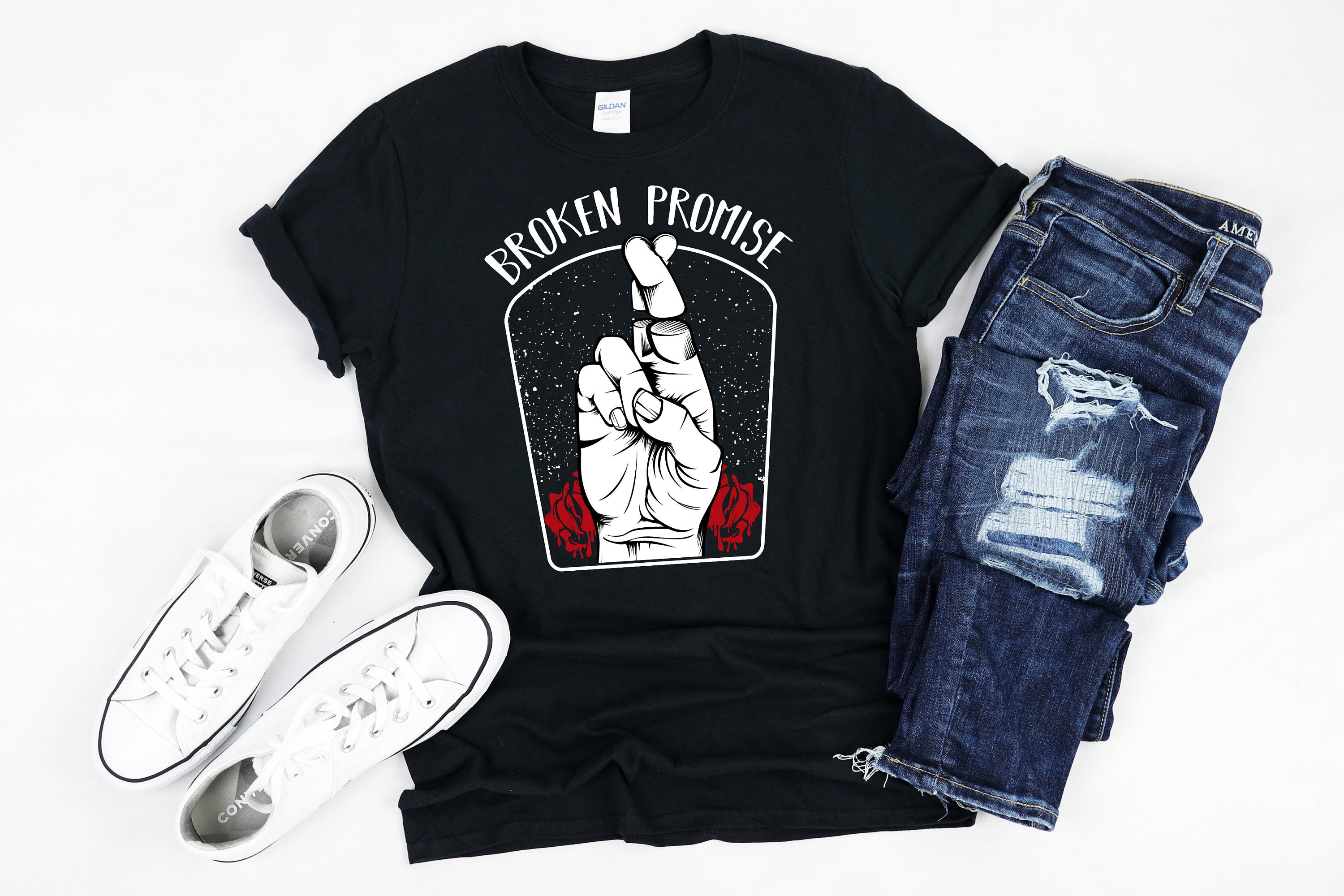 Broken Promise Aesthetic Vaporwave Anime Goth Kawaii Japanese | Etsy