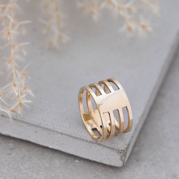 Geometric Ring - Etsy