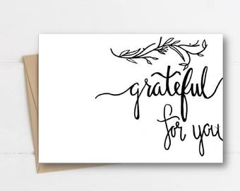 Gratitude card | Etsy
