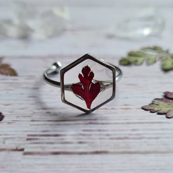 Fern Resin Ring - Etsy