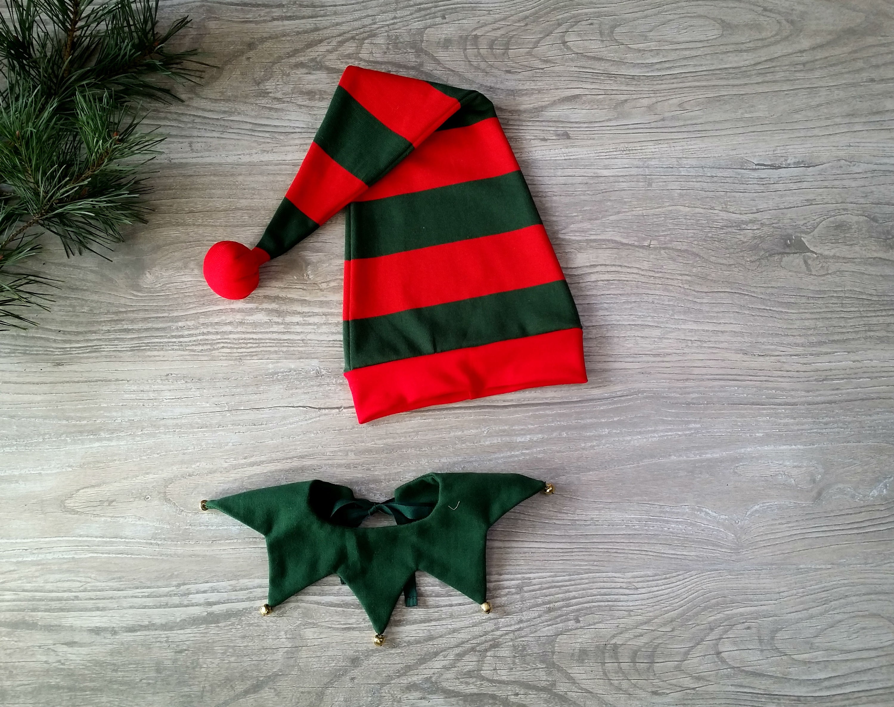 Baby Elf Outfit, Christmas Elf Collar, Christmas Photo Props, Dwarf ...