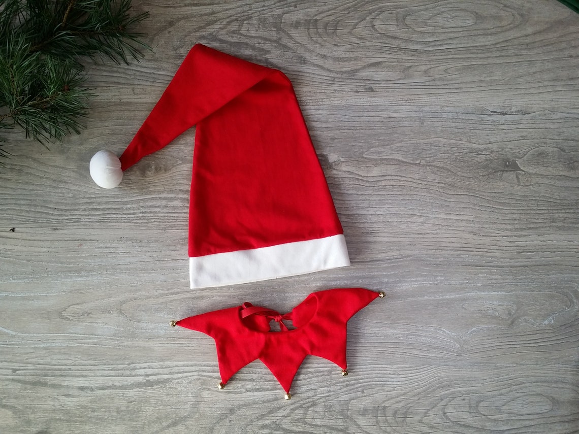 Baby Elf Outfit, Christmas Elf Collar, Christmas Photo Props, Dwarf ...