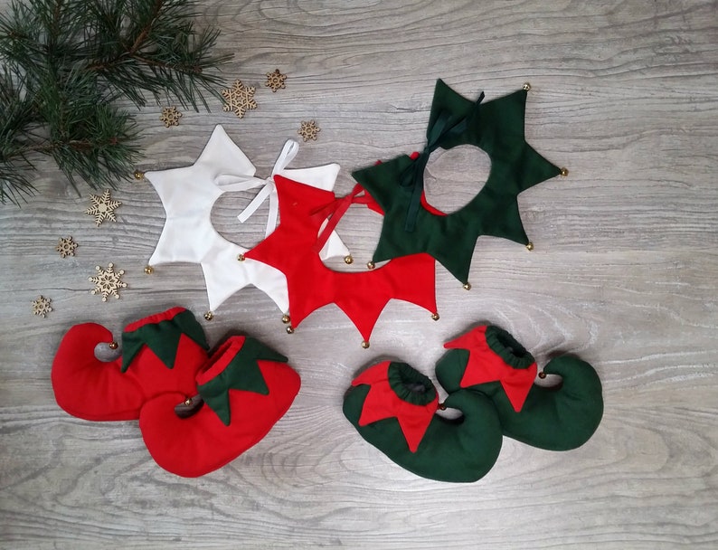 Baby Elf Outfit, Christmas Elf Collar, Christmas Photo Props, Dwarf ...