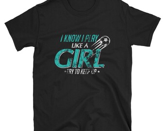 Girls soccer shirt | Etsy