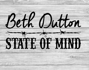 Beth Dutton Decal - Etsy