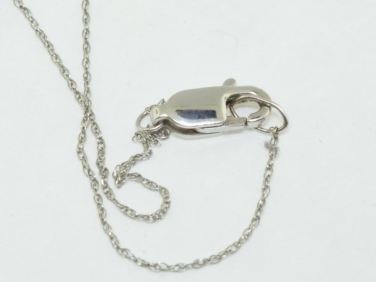 14k White Gold Butterfly Necklace - Etsy