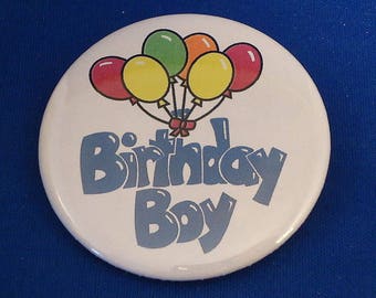 LARGE Happy Birthday Photo Button Look Who's 60 60 Years - Etsy