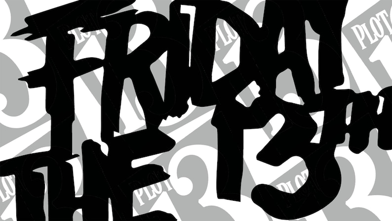 Friday 13th Logo SVG File Download - Includes Png and Svg File - Cnc ...