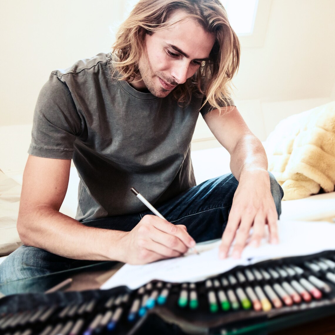 Handsome Cowboy Coloring Book Page, Rugged Man Instant Download, Men ...