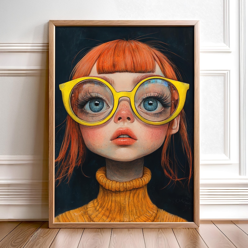 Big Eyes Painting - Etsy