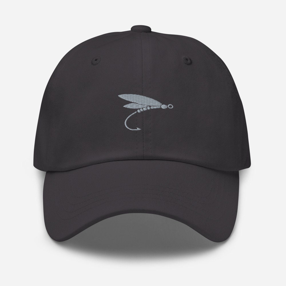 Fly Fishing Baseball Hat Dry Fly Fish Hat Outdoors Fishing Lure Cap - Etsy