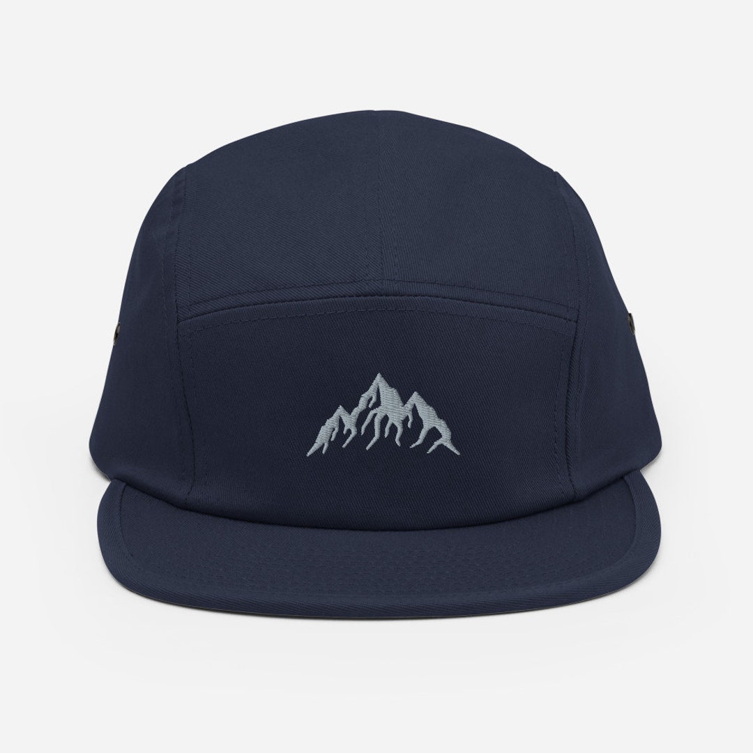 Mountain Five Panel Hat | Simple 5 Panel Cap | Outdoors Camp Hat - Etsy