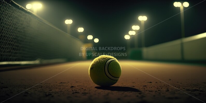Tennis Court Background V2, Set of 5, Digital Illustrations Sports ...