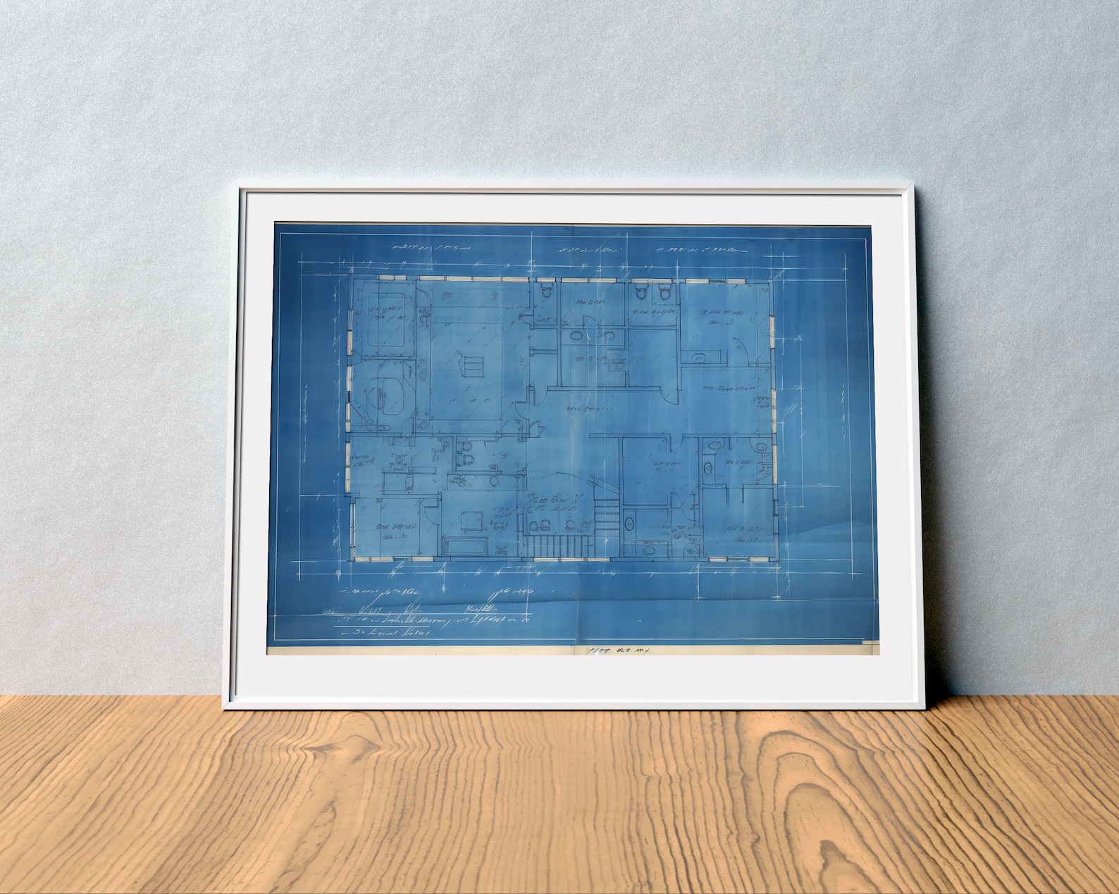 Vintage American Home Blueprints, Set of 6 Architecture Prints (digital ...