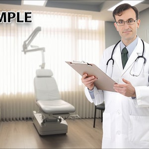 Medical Clinic Interiors Backdrop V2, Set of 4, Doctor Photography ...