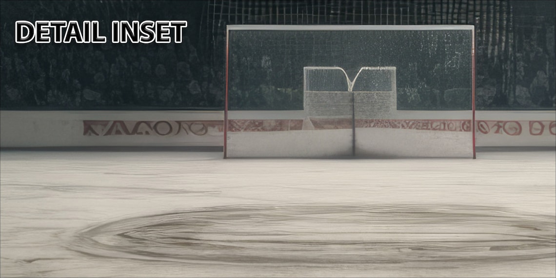 Ice Hockey Rink Backdrop V1, Set of 5, Digital Photo Sports Background ...