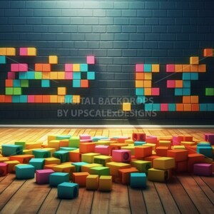 Grade School Classroom Interior Backdrop, Set of 6, School Photography ...