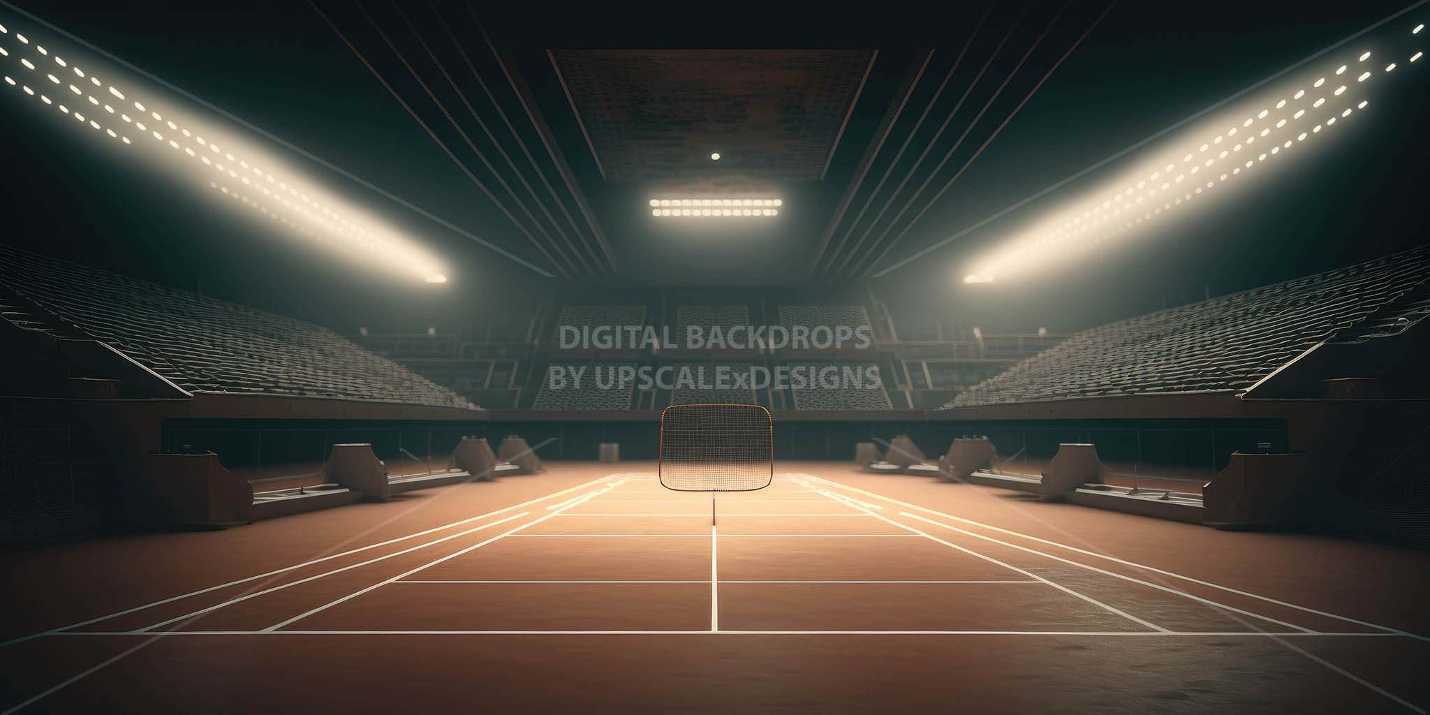 Tennis Court Background V1, Set of 5, Digital Illustrations Sports ...
