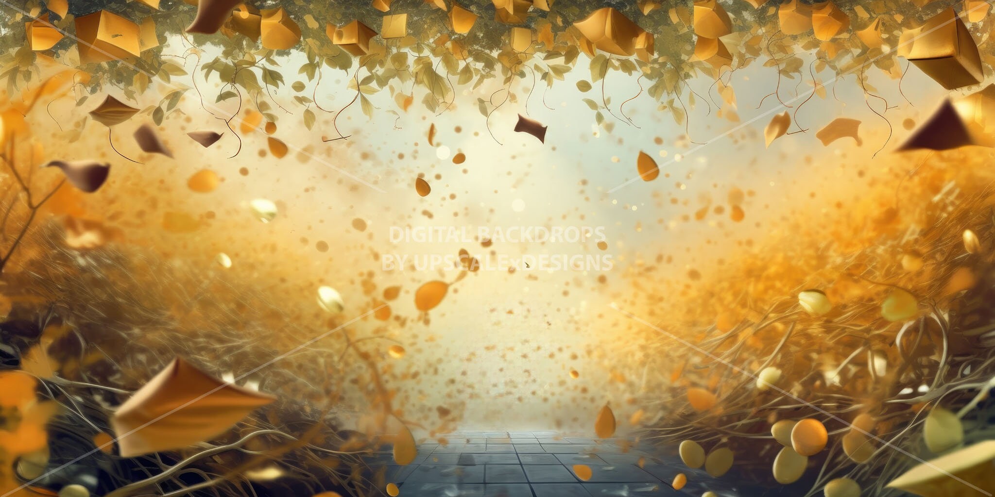 Graduation Virtual Backdrops, Set of 5, School Photography Background ...