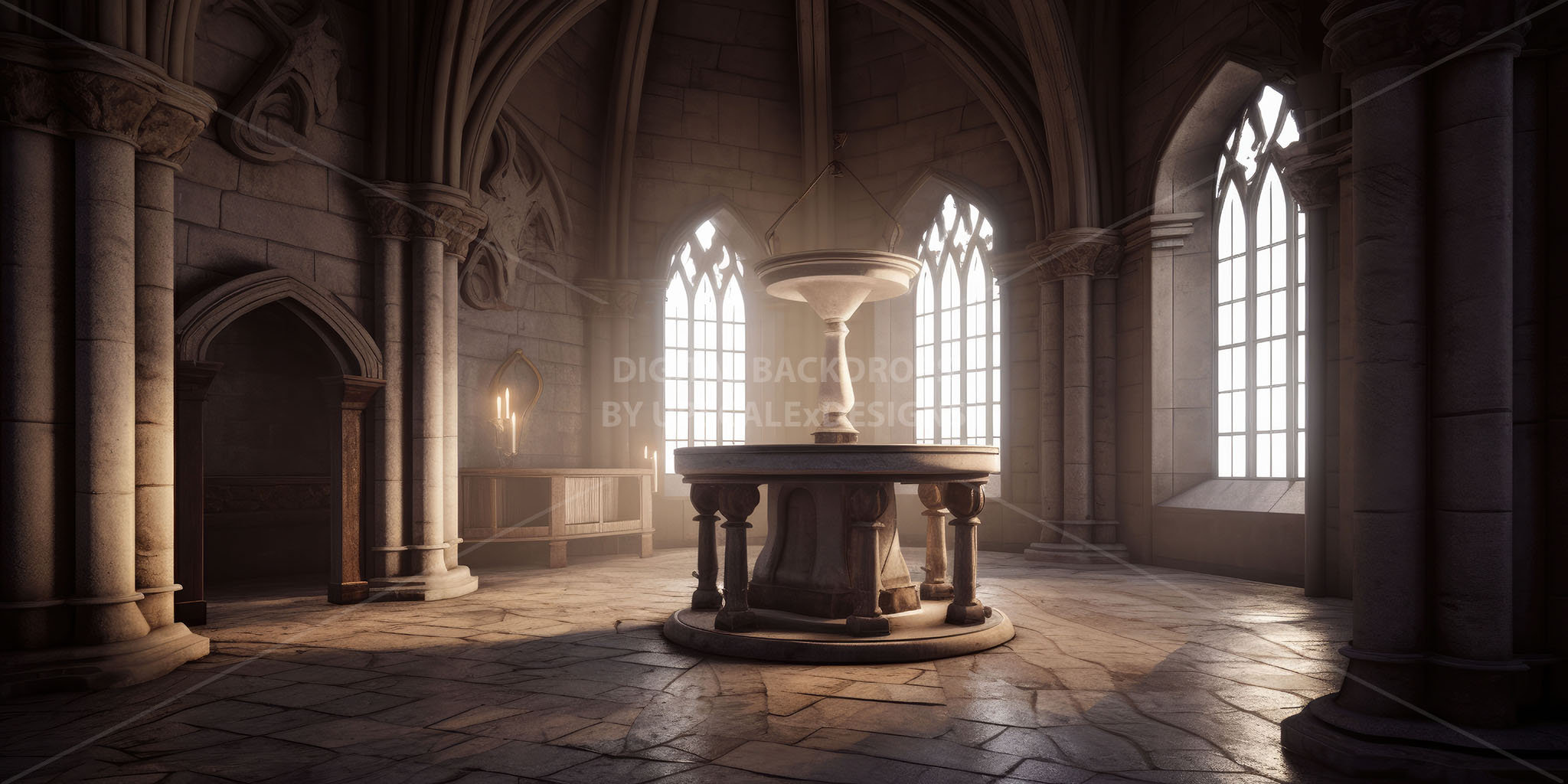 Medieval Gothic Magical Castle Backdrops V2, Set of 5 Enchanted Wizard ...