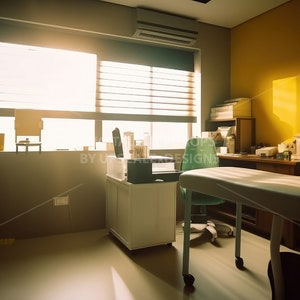 Medical Clinic Interiors Backdrop V2, Set of 4, Doctor Photography ...