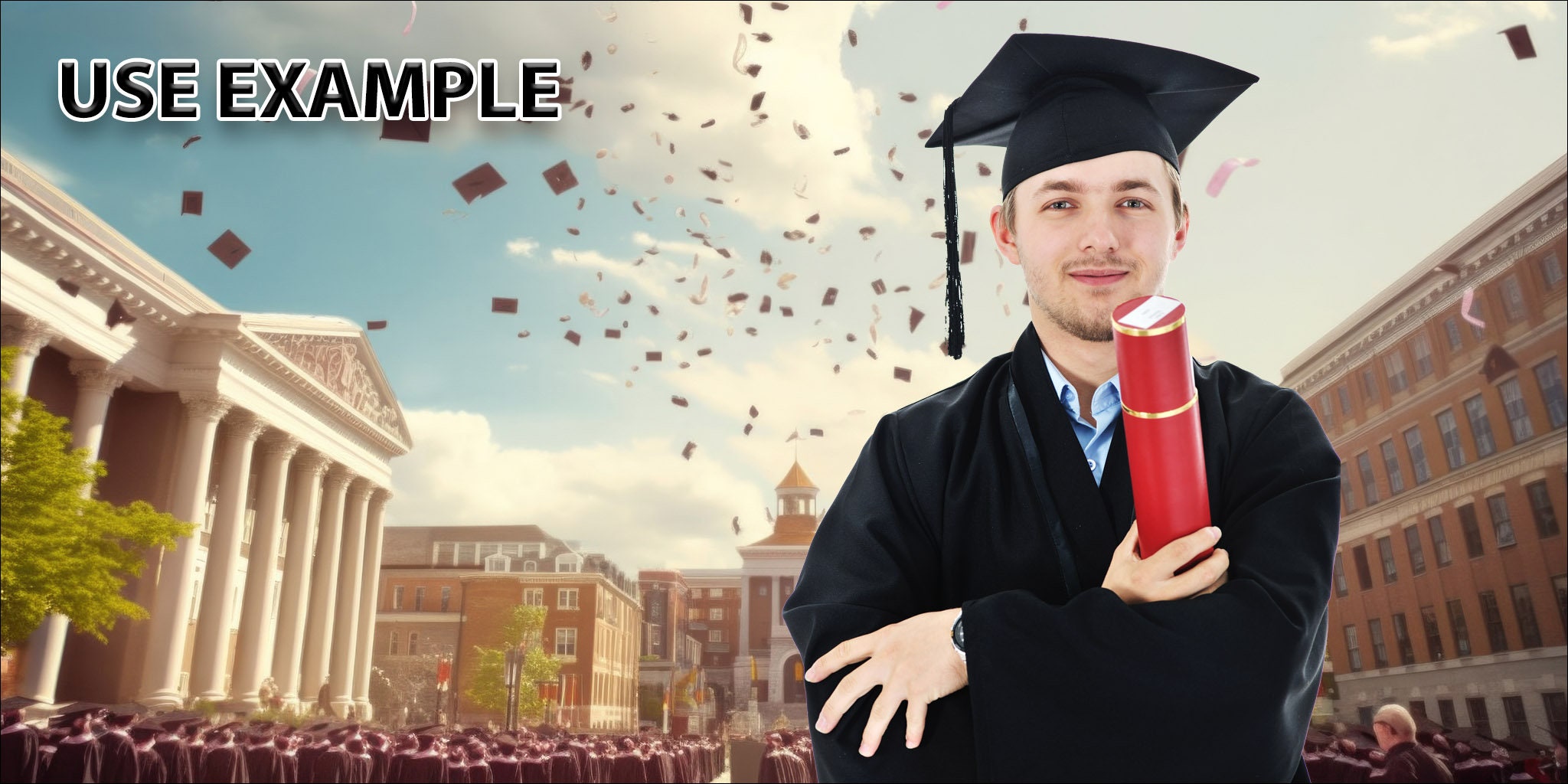 Graduation Virtual Backdrops, Set of 5, School Photography Background ...