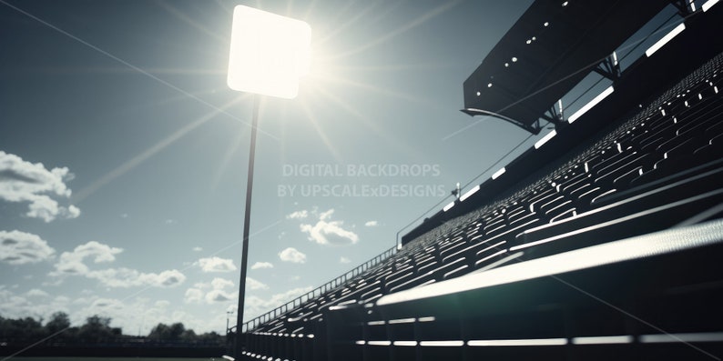 Day Sports Field Arena Backdrop, Set of 5, School Sports Photography ...