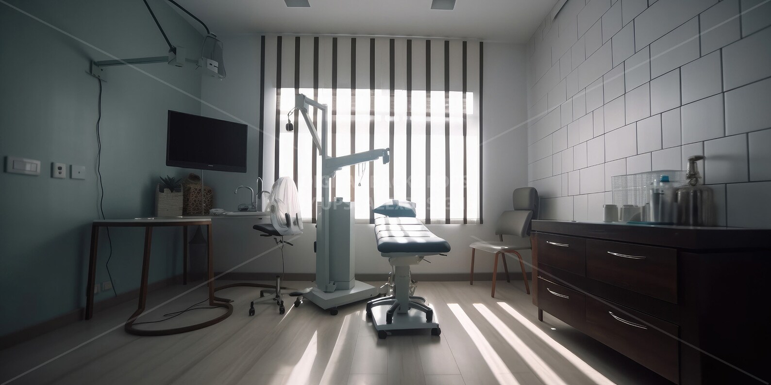 Medical Clinic Interiors Backdrop V2, Set of 4, Doctor Photography ...