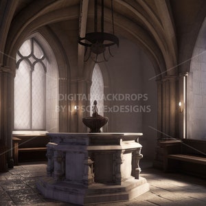 Medieval Gothic Magical Castle Backdrops V2, Set of 5 Enchanted Wizard ...