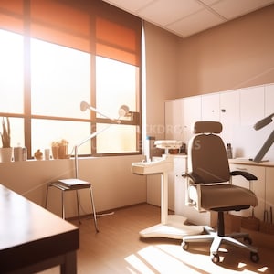 Medical Clinic Interiors Backdrop V2, Set of 4, Doctor Photography ...