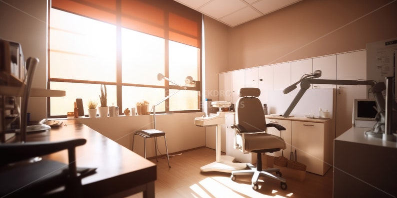 Medical Clinic Interiors Backdrop V2, Set of 4, Doctor Photography ...