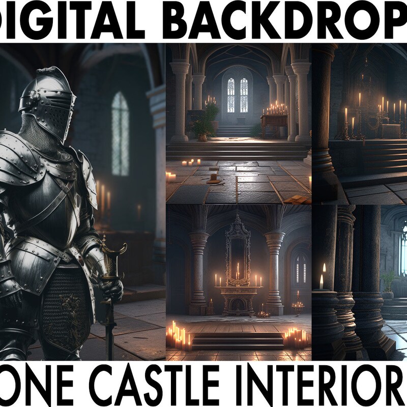 Castle Backdrop - Etsy