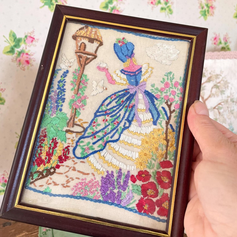 Crinoline Lady Embroidery - Etsy