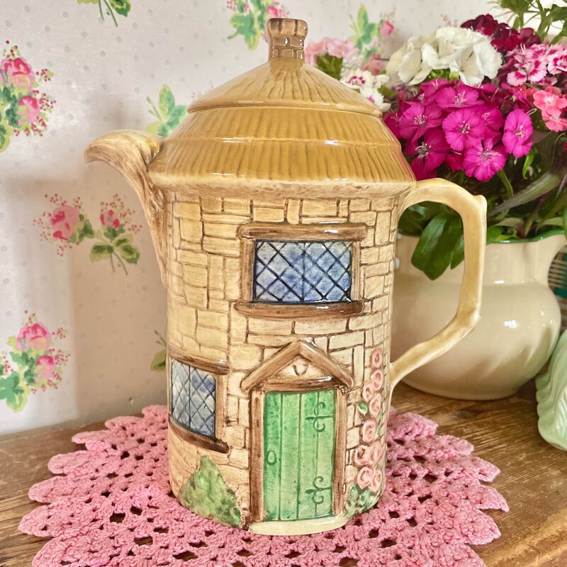 Cottage Tea Pot - Etsy