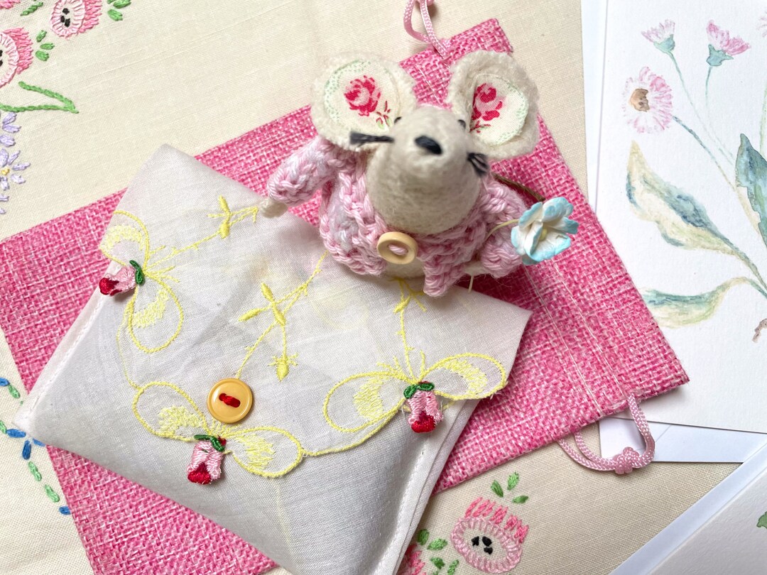 Lavender Mouse/lavender Bag/ Mothers Day Gift/handmade Mouse / Vintage ...