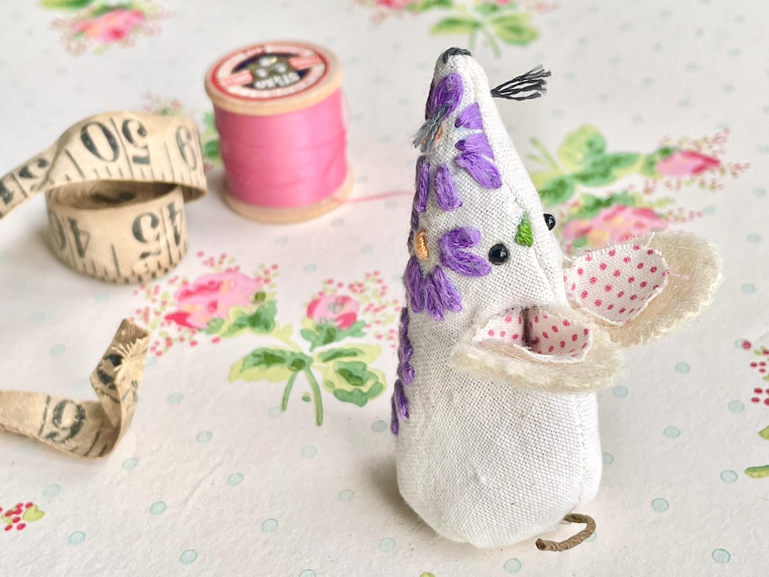 Lavender Mouse/handmade Mouse/stocking Filler / Vintage Fabric Mice ...