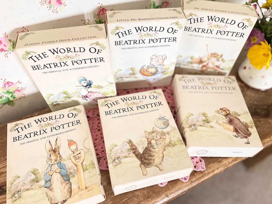 Vintage Book /set of Beatrix Potter Books/children's Book/peter Rabbit ...