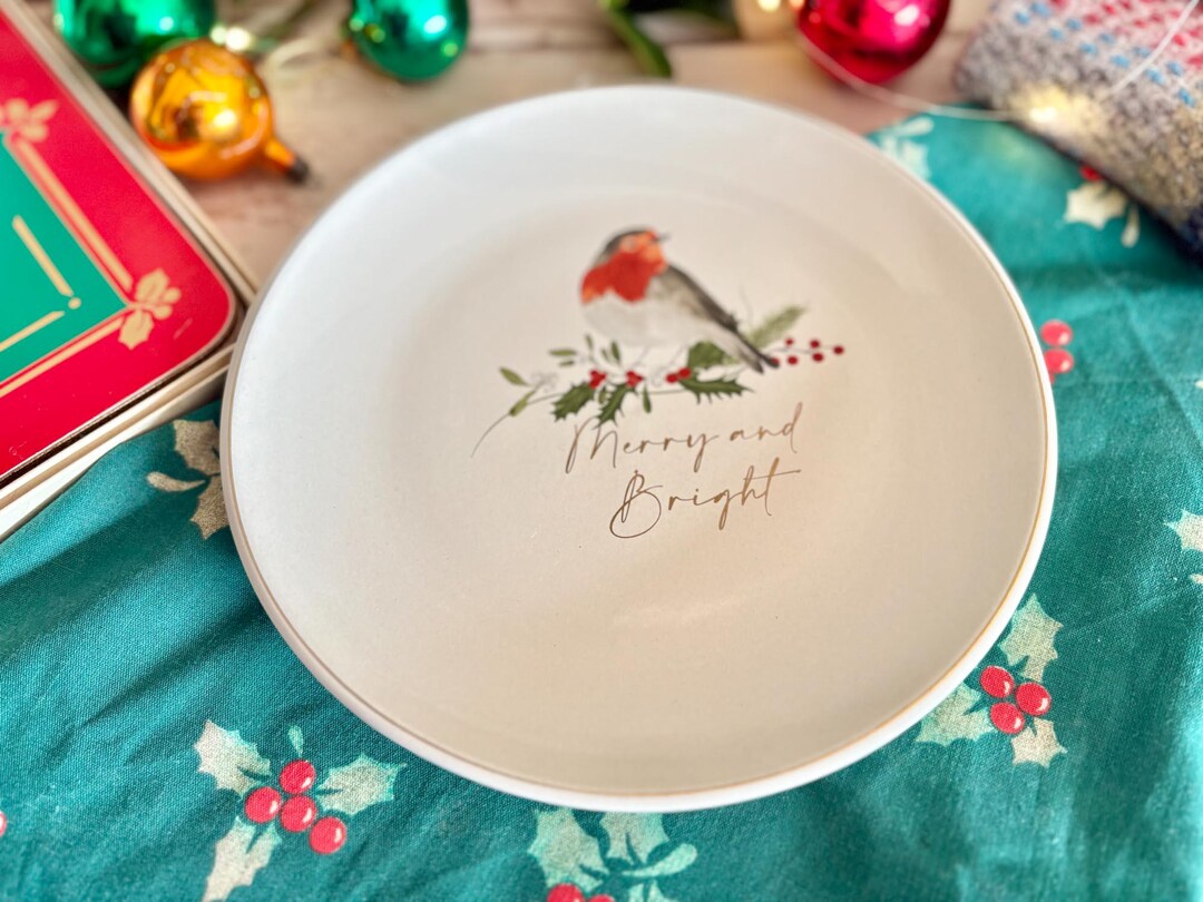 Vintage Plate /robin Plate/ Vintage Decor /vintage China /christmas ...