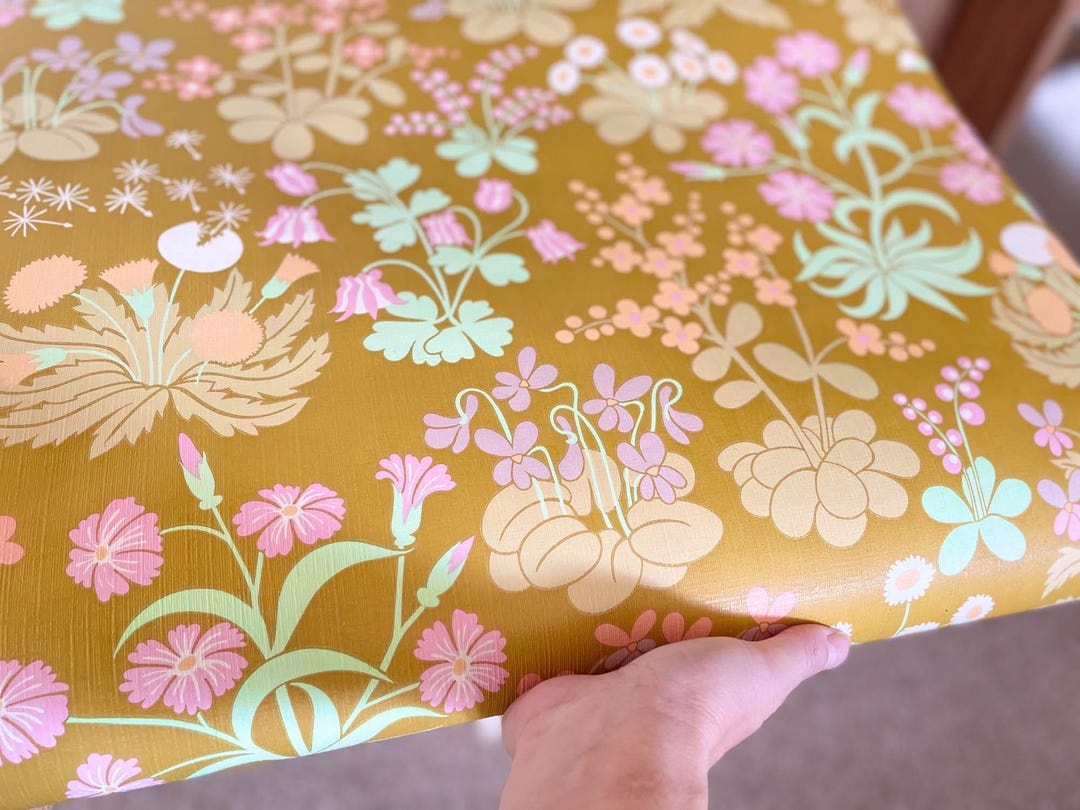 Vintage Wallpaper, Floral Wallpaper, Retro Wallpaper, Wallpaper Rolls ...