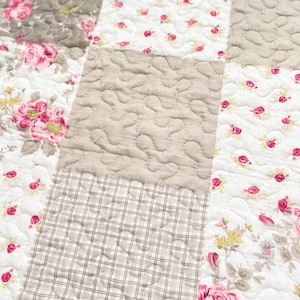 Patchwork Quilt, Throw, Single Quilt ,quilt Bedcover, Vintage Quilt, Blanket ,bedding - Etsy