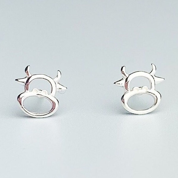 Cow Earrings - Etsy