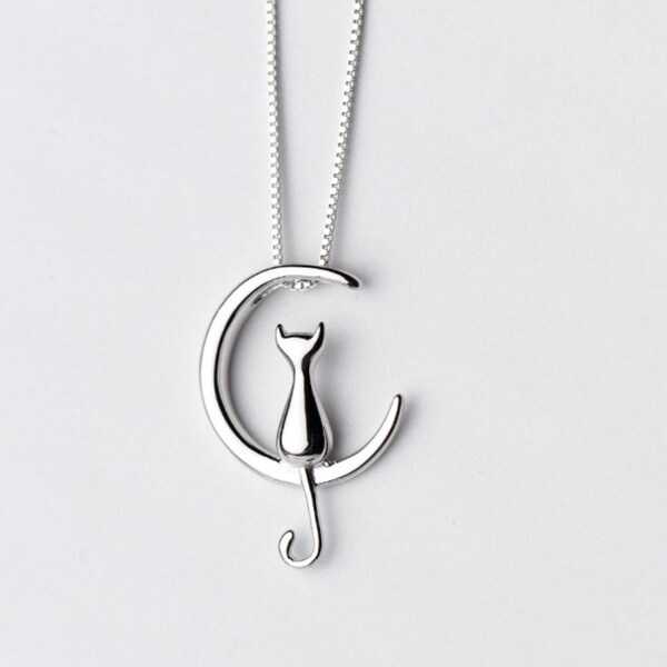 Cat Necklace - Etsy