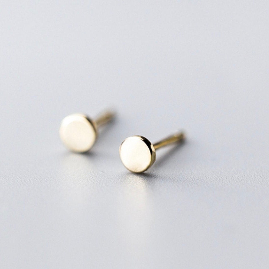 Tiny Sterling Silver Stud Earrings Miniature Earrings Small - Etsy UK