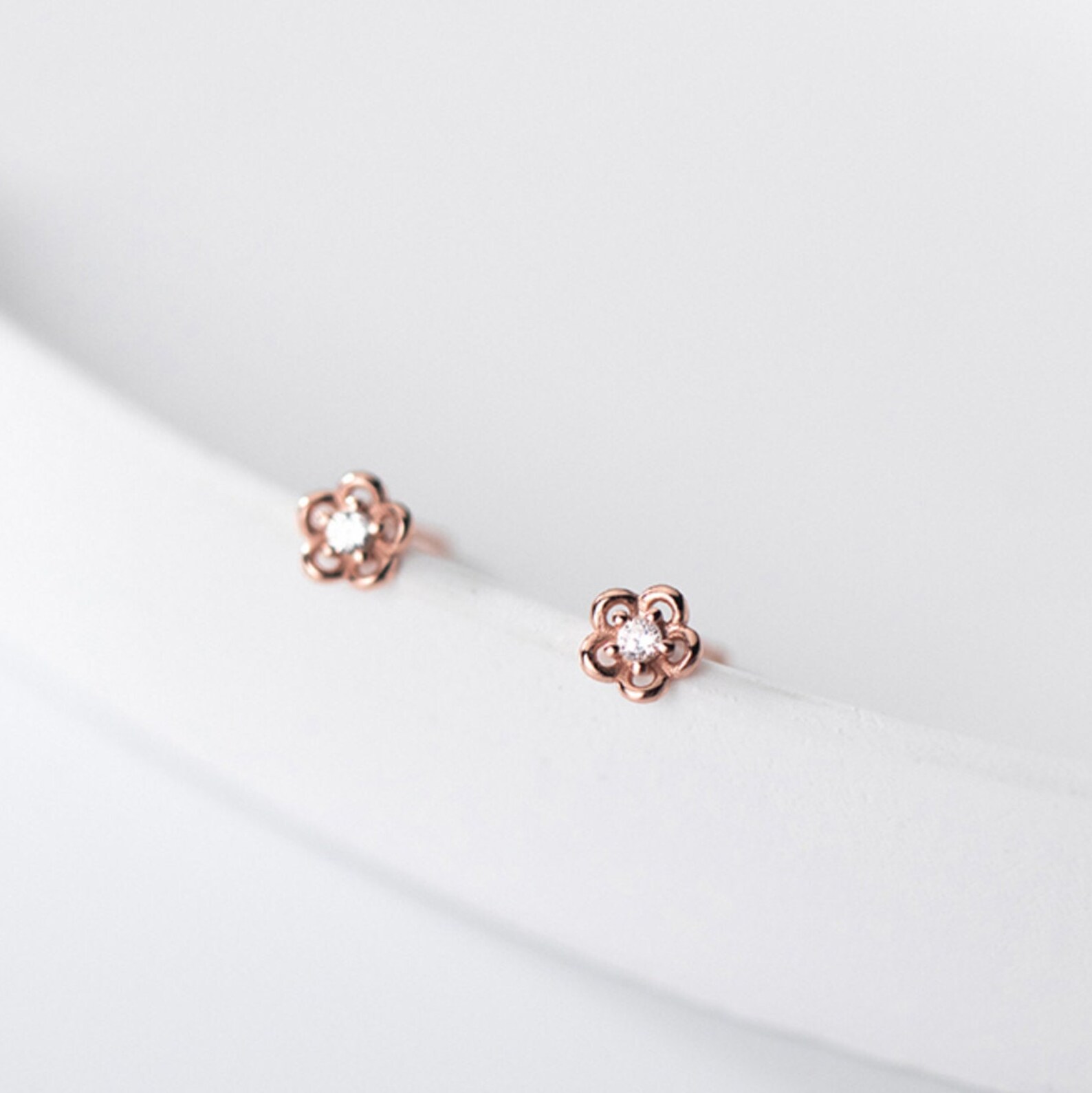Sterling Silver Tiny Stud Earrings Gifts for Her Gifts for - Etsy