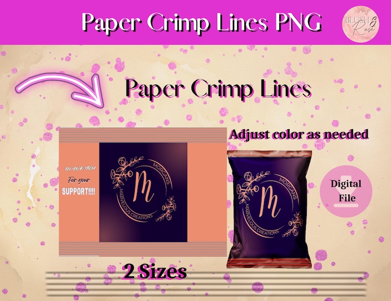 Paper Crimp Lines PNG - Etsy