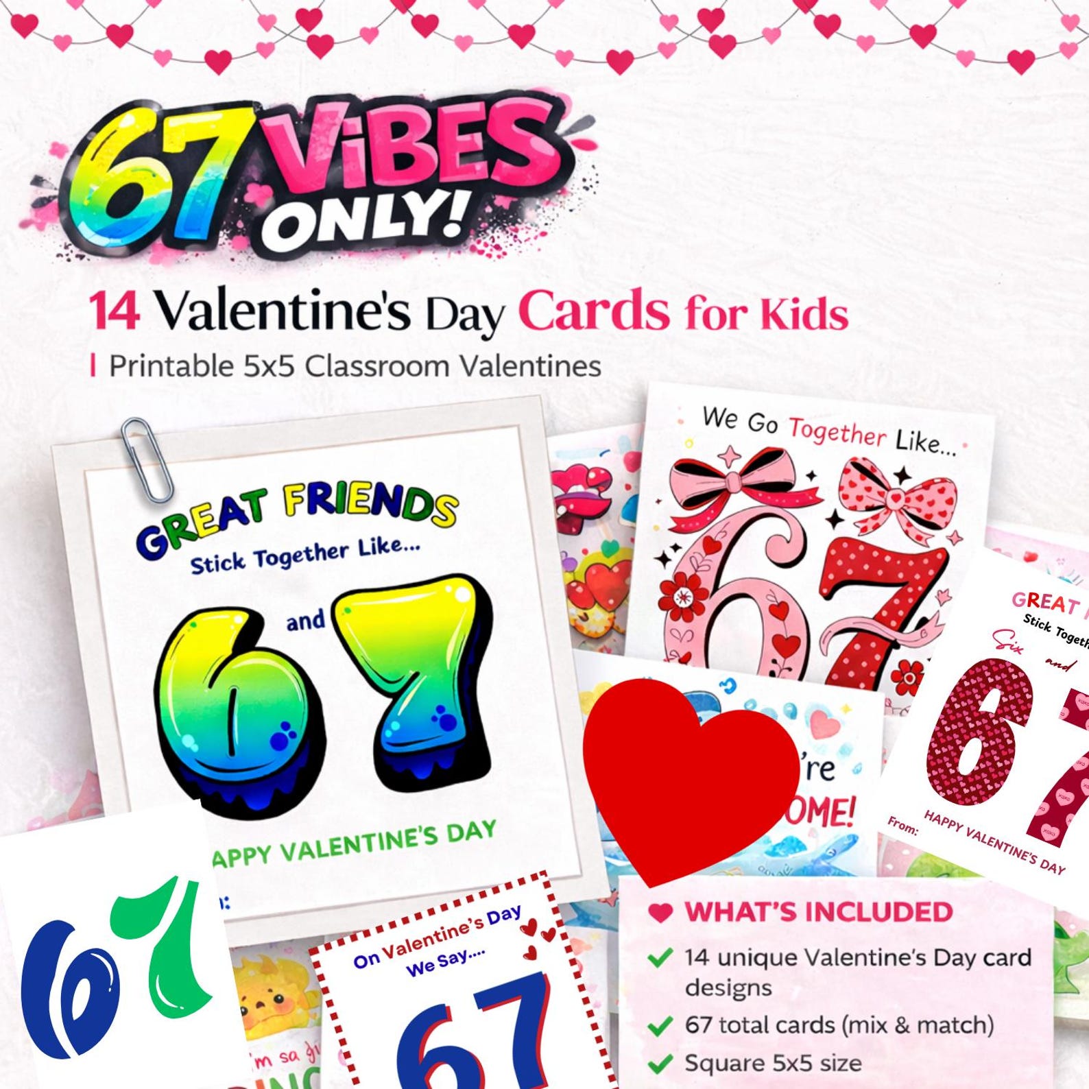 67 Slang Valentine’s Day Cards for Kids | Valentines | 14 Designs ...