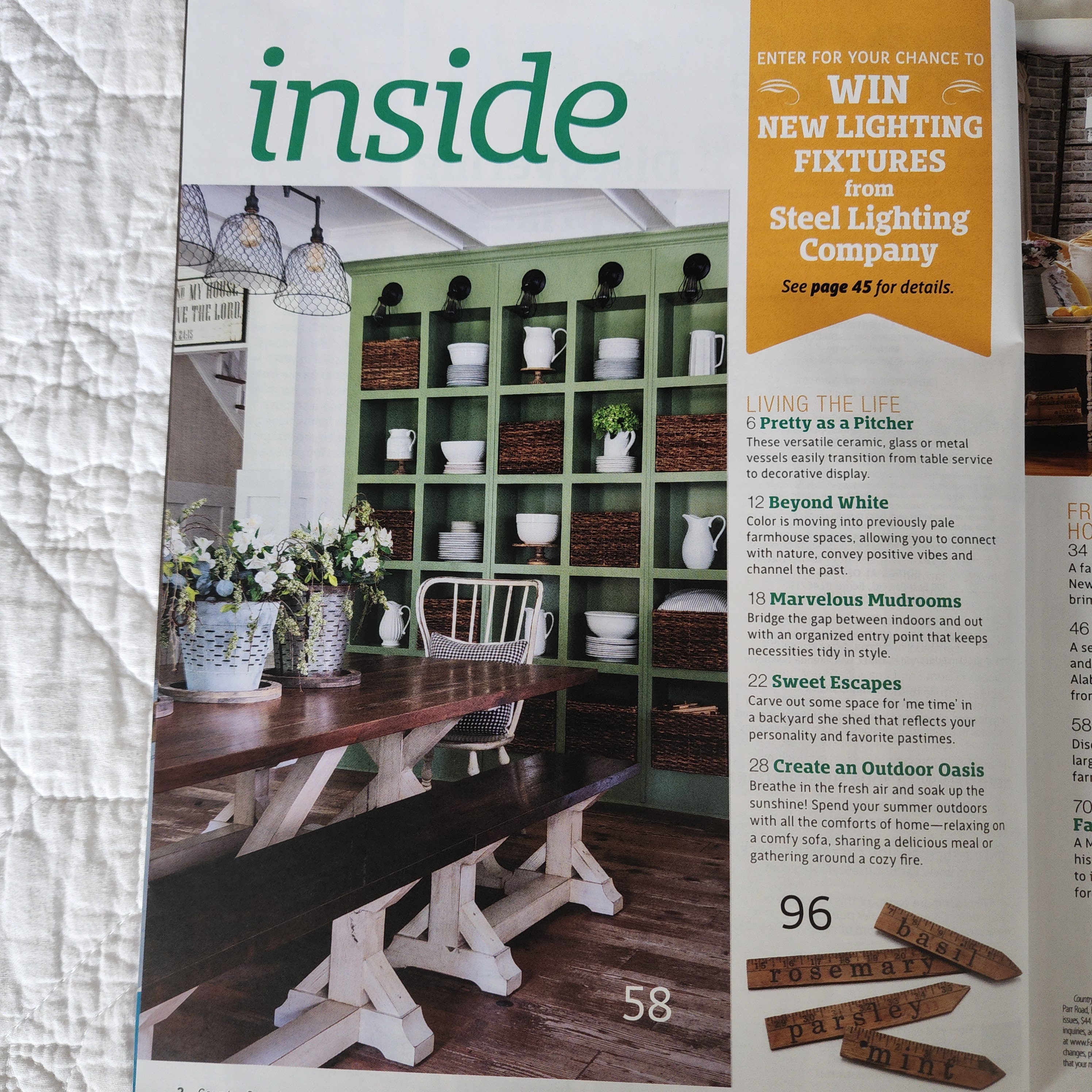 Country Sampler Farmhouse Style Magazine Summer 2021 (used) - Etsy