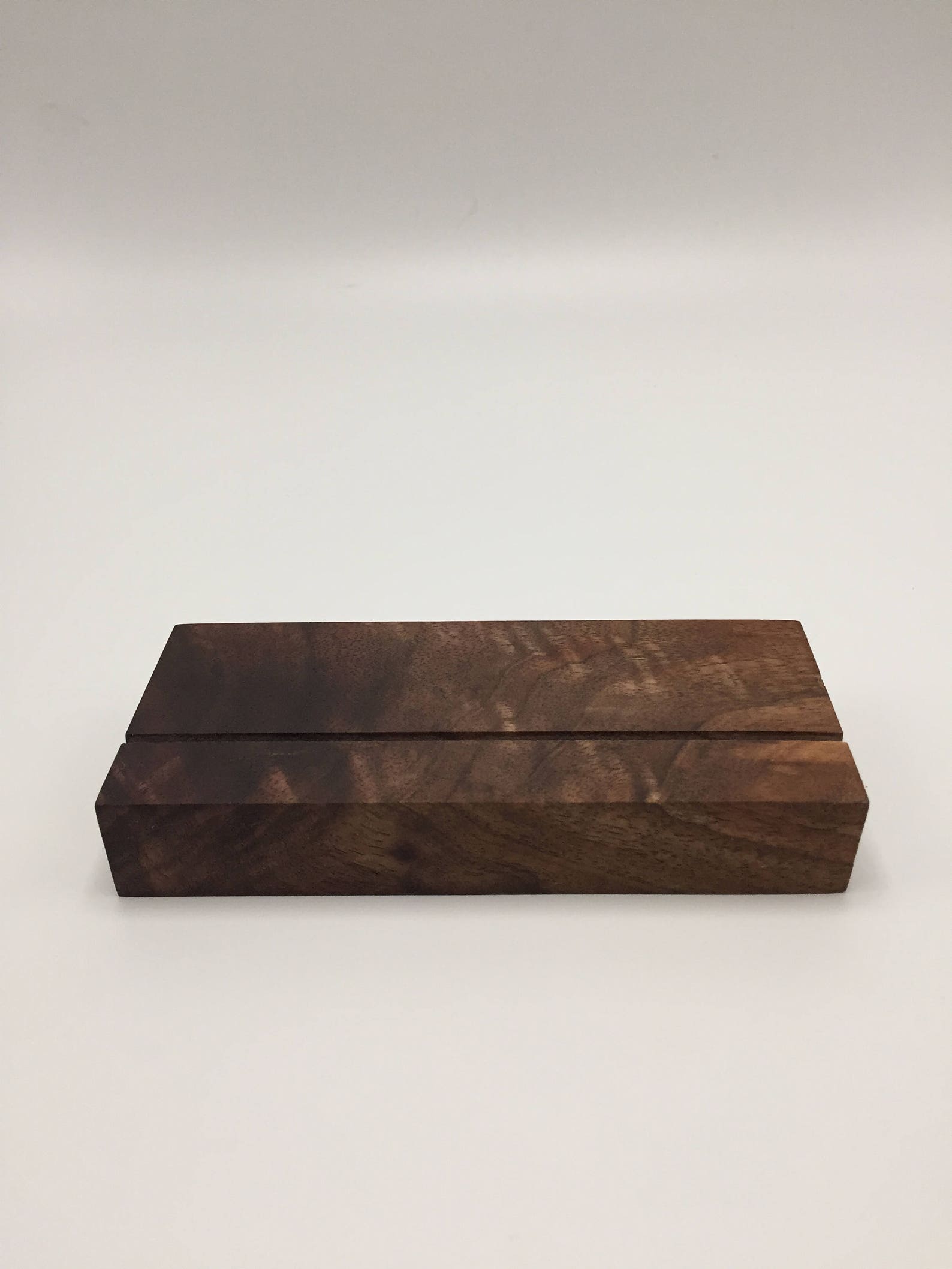 Walnut Photo Holder Set of 3 - Etsy