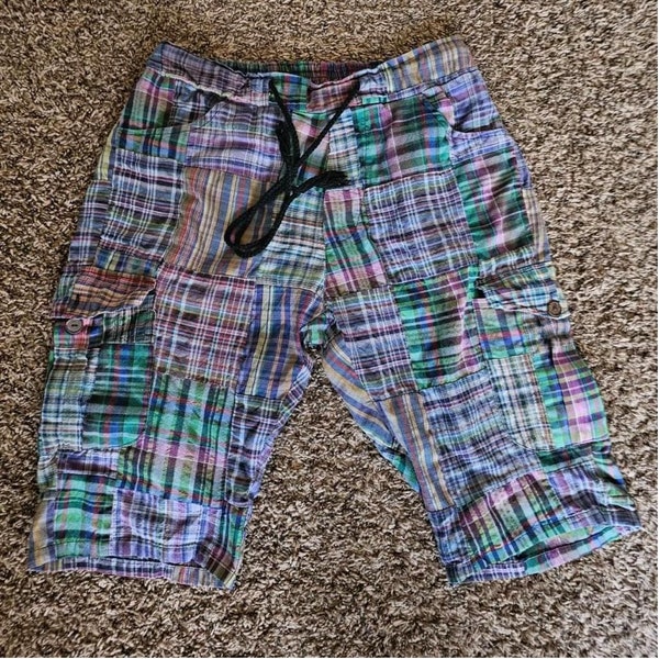 Madras Plaid Shorts - Etsy